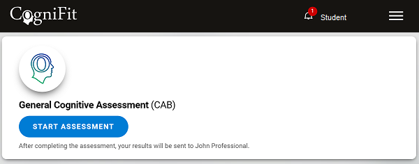 How can students register for CogniFit?