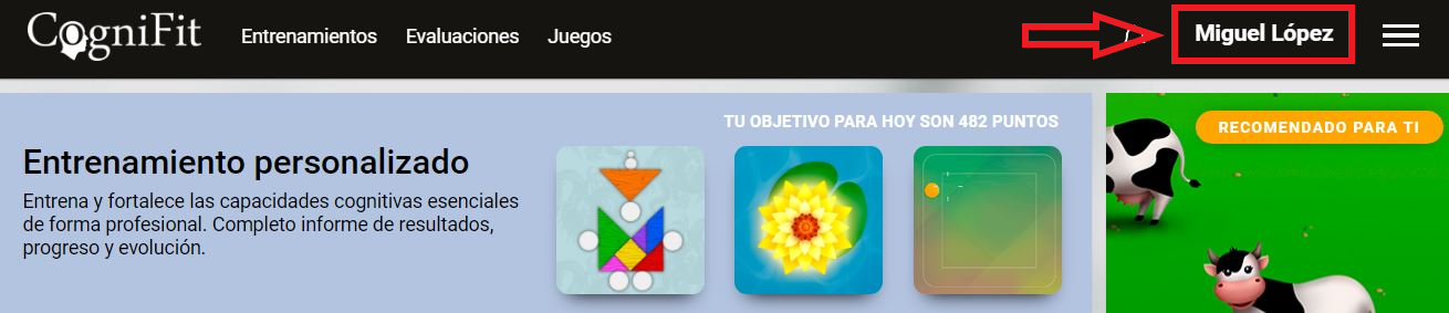 ¿Cómo acceder a mi página de perfil?